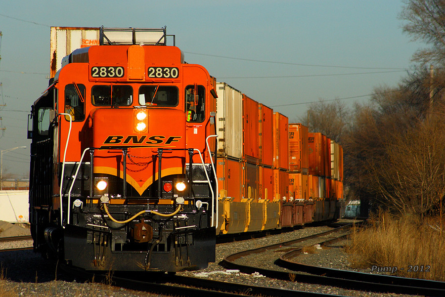 Northbound BNSF Yard Job Train